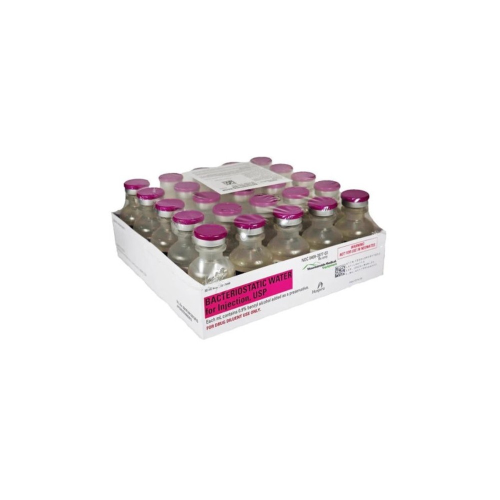Combo 25x Agua Bacteriostatica Hospira PFizer Diluente para Diluição de ...