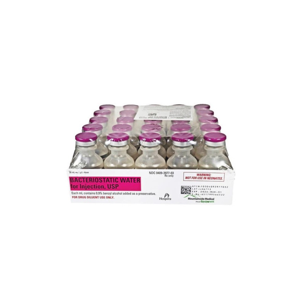 Combo 25x Agua Bacteriostatica Hospira PFizer Diluente para Diluição de ...